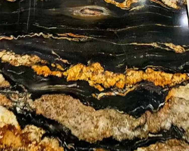 Magma Gold Granite Slab Countertop Cost For Kitchen
