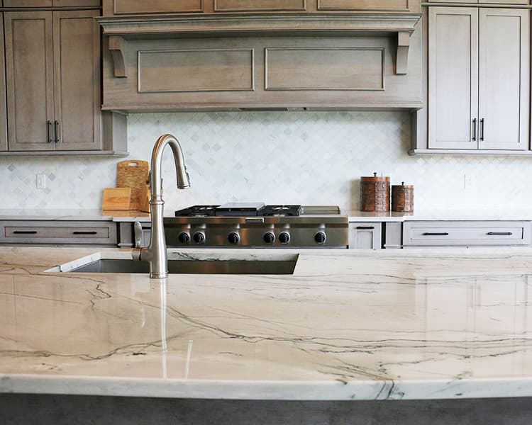 Creating a Luxurious Kitchen with Infinity White Quartzite Countertops ...