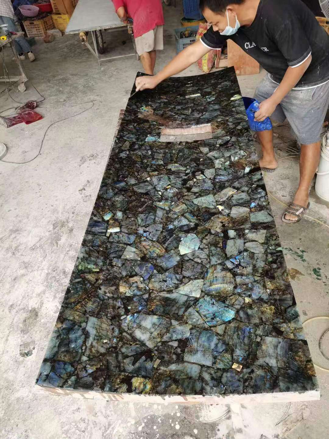 Labradorite Semi-Precious Stone Slab - China Marble, Granite, Quartzite ...